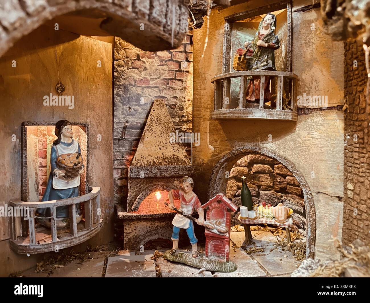 Christmas creche is a representation of the scene of Jesus Christ's ...