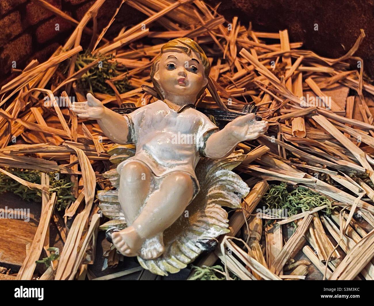 Christmas creche is a representation of the scene of Jesus Christ's ...