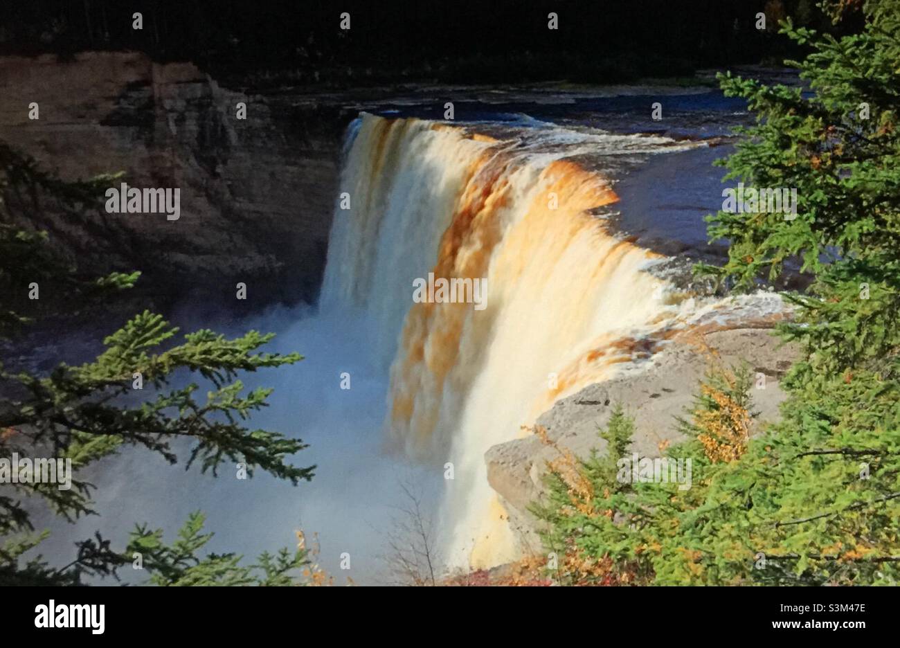 Hay River, Hay River gorge, Alexandra Falls, Northwest Territories ...