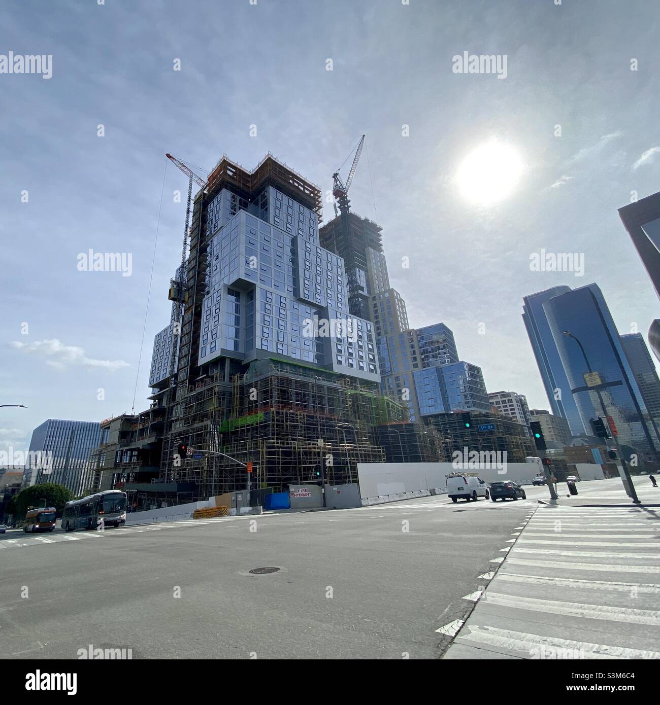 Los angeles construction hi-res stock photography and images - Alamy