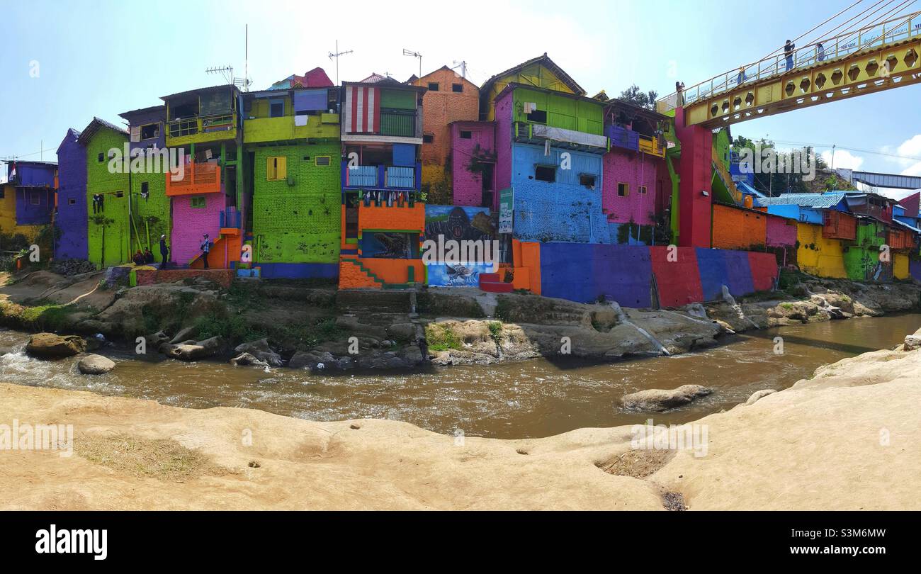 Jodipan village malang hi-res stock photography and images - Alamy