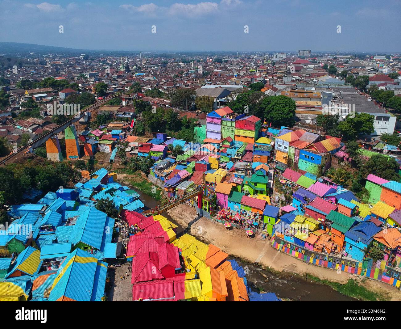 Colorful village jodipan hi-res stock photography and images - Alamy