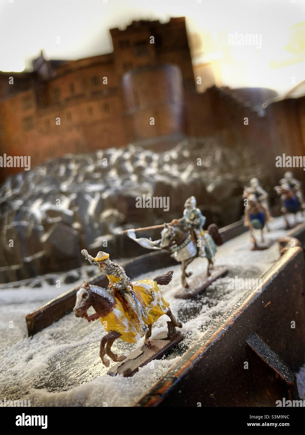 Model of bamburgh castle hi-res stock photography and images - Alamy