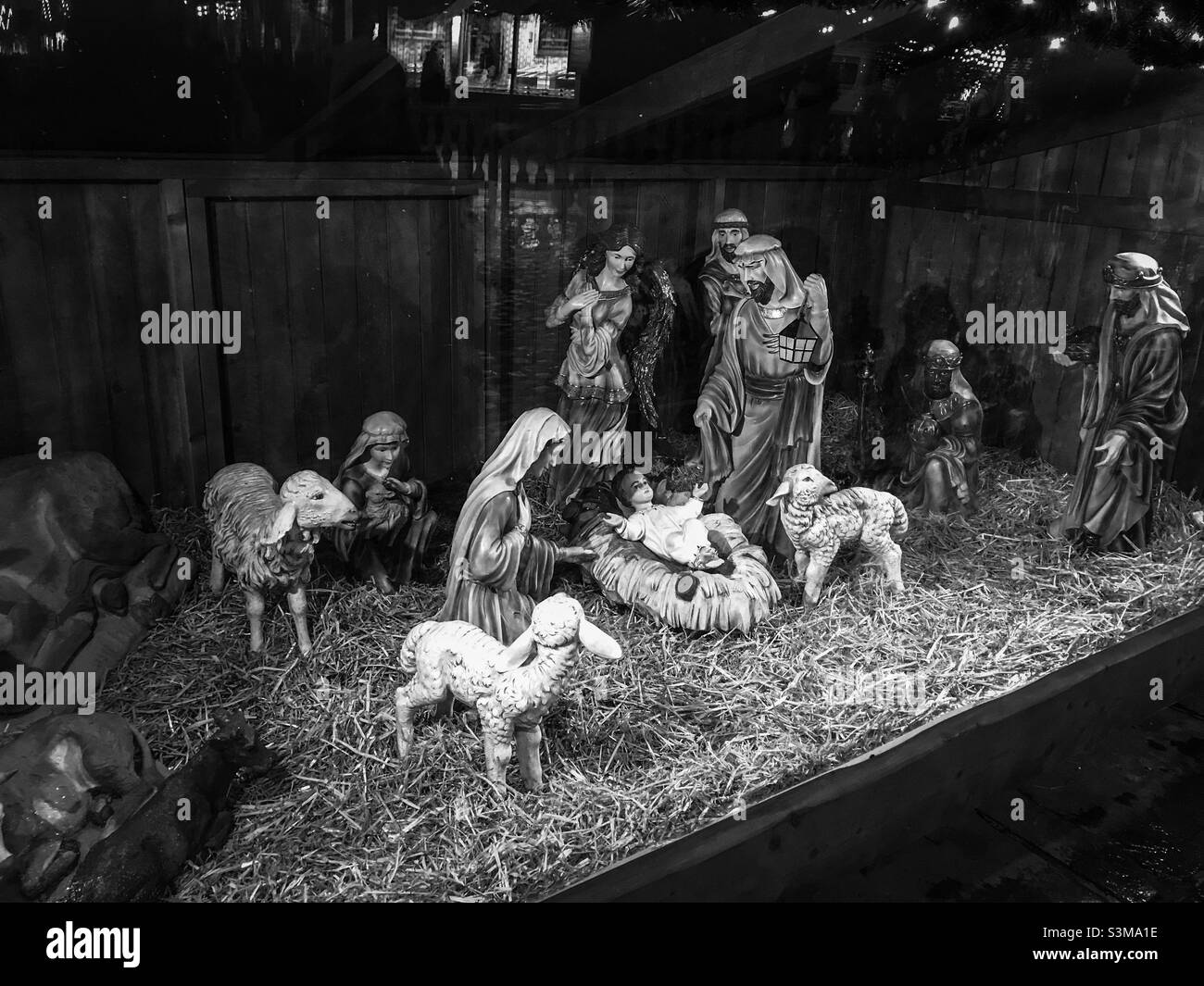 St Anne’s church nativity, Manchester Stock Photo - Alamy