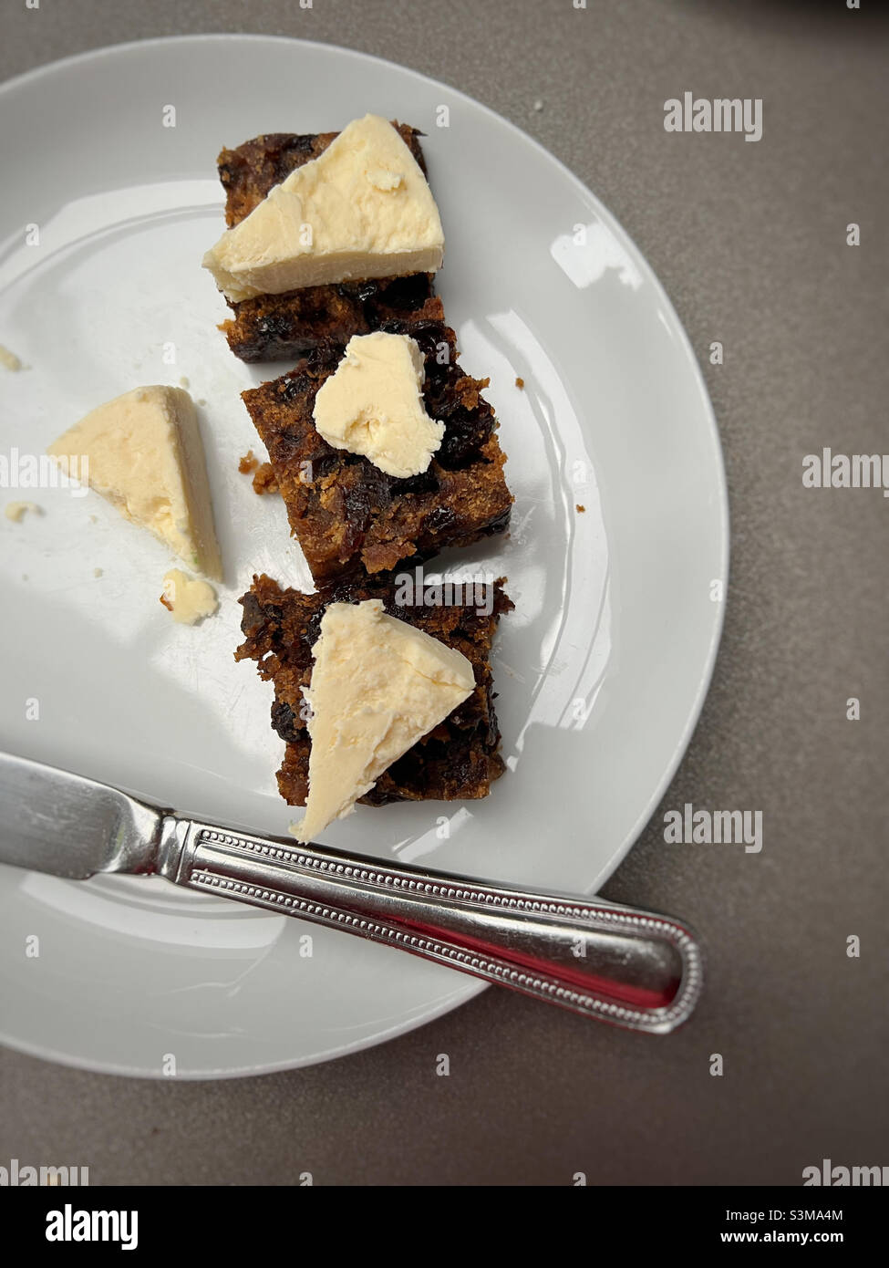 Christmas cake with cheese Stock Photo - Alamy