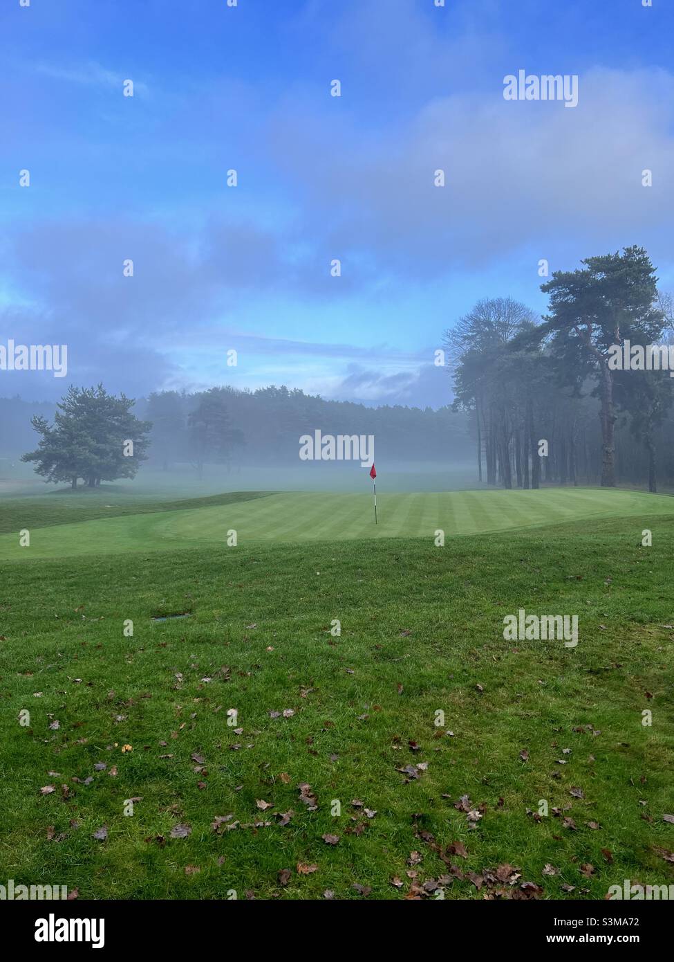 Misty golf course hi-res stock photography and images - Alamy