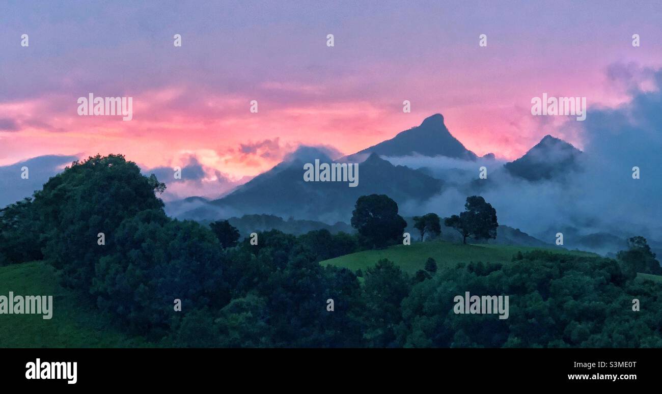 Mount Warning Tweed River Range Murwillumbah Northern NSW Australia ...