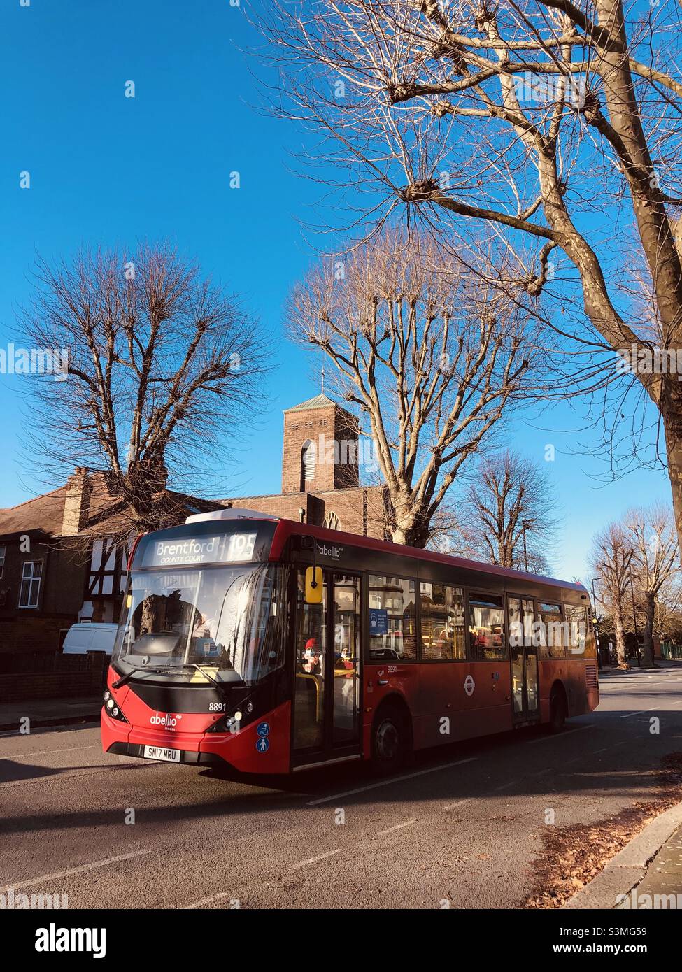 Bus commute london hi-res stock photography and images - Alamy
