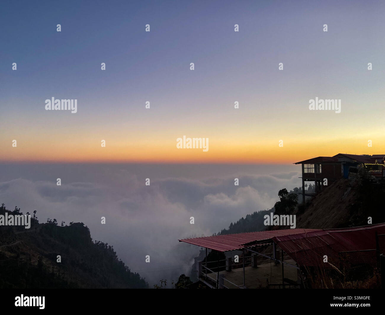 World famous winter line Stock Photo - Alamy