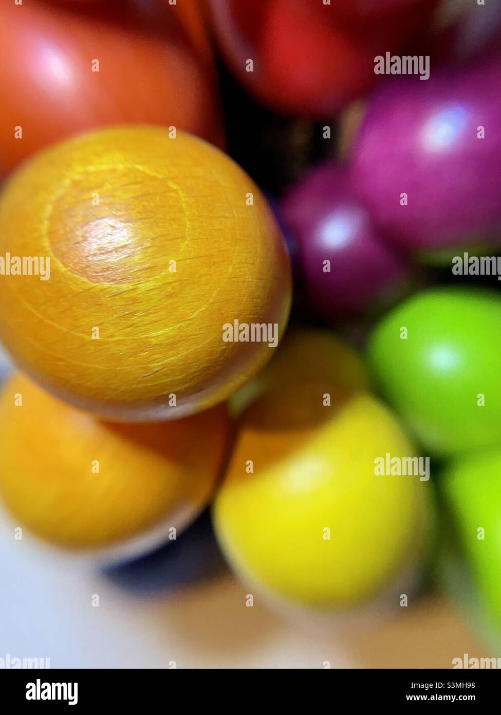 Wood balls hi-res stock photography and images - Alamy