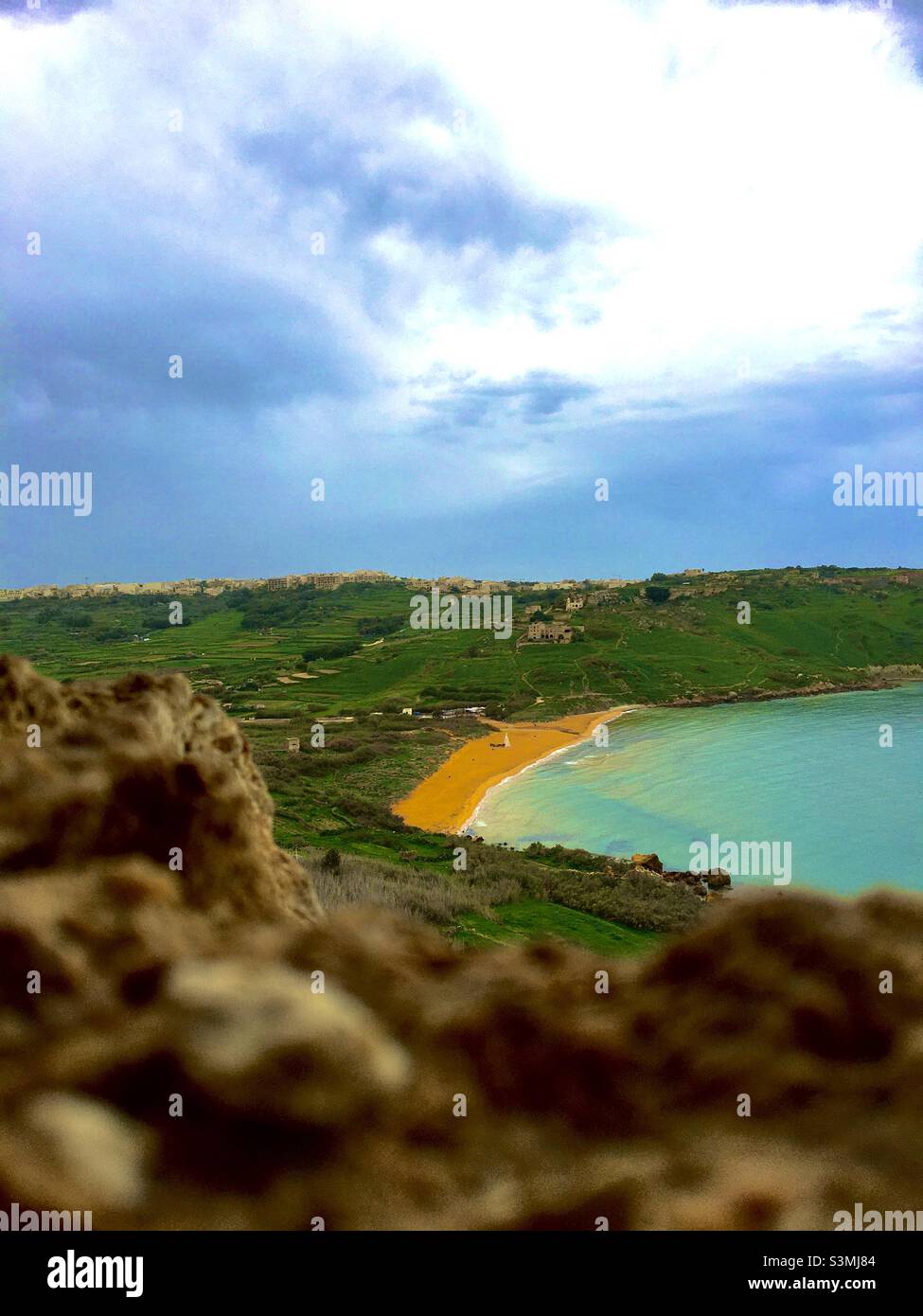 Malta gozo ramla bay sand hi-res stock photography and images - Alamy
