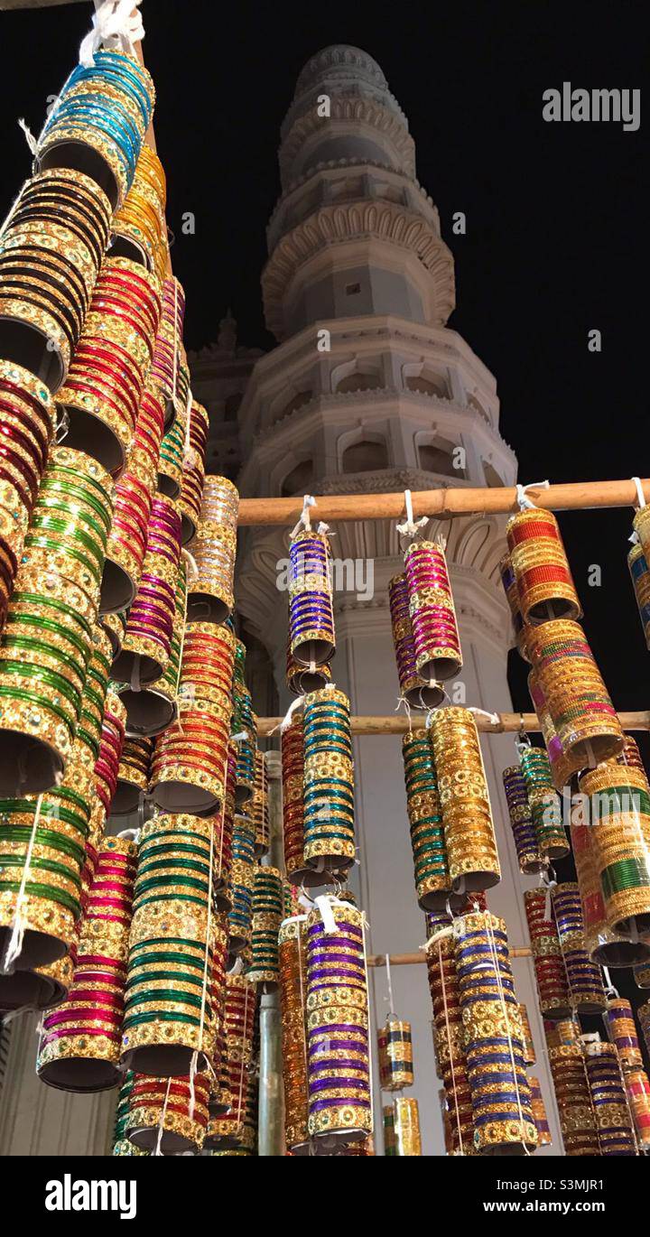 Hyderabad bangles hi-res stock photography and images - Alamy