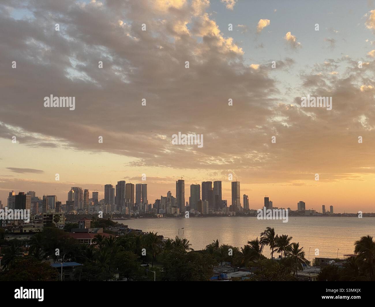 Golden light on Mumbai city, India Stock Photo - Alamy