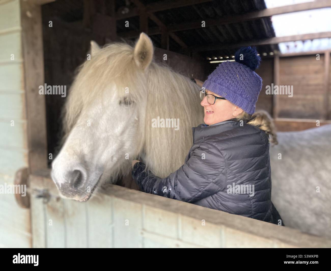 Horse cuddle hi-res stock photography and images - Alamy
