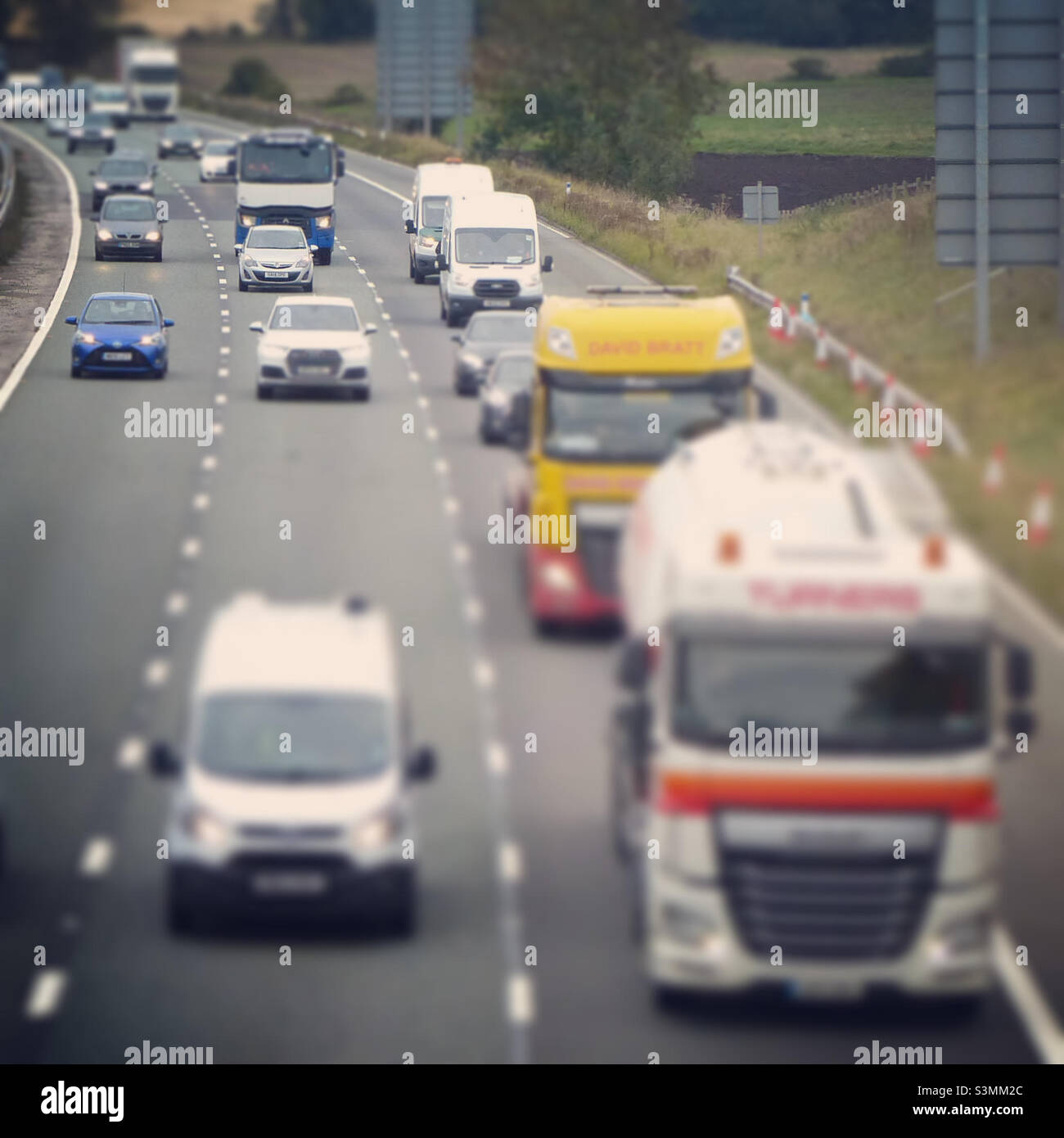 British motorway hi-res stock photography and images - Alamy