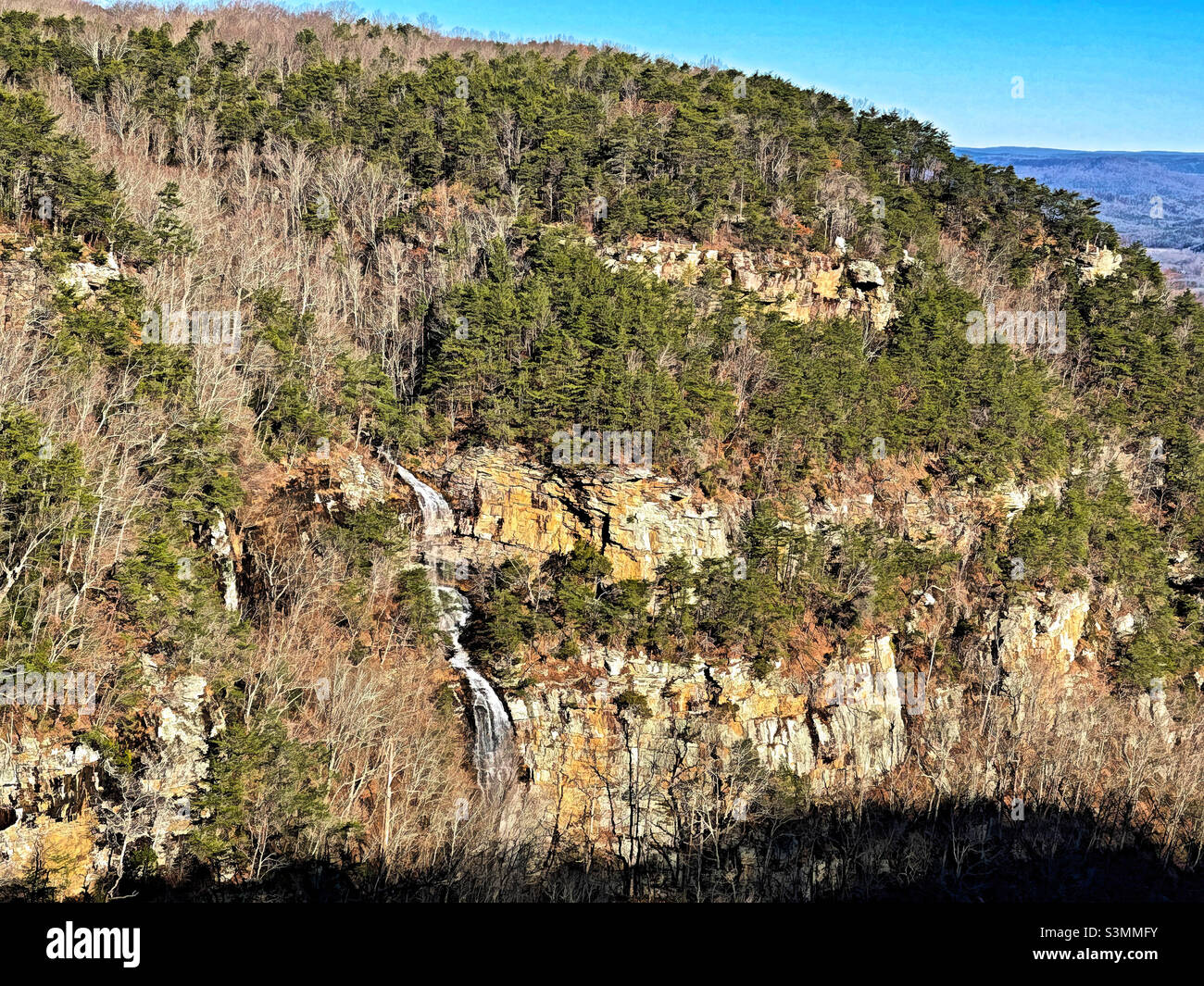 Scenic view of the Appalachian Mountains from an overlook at Cloudland ...