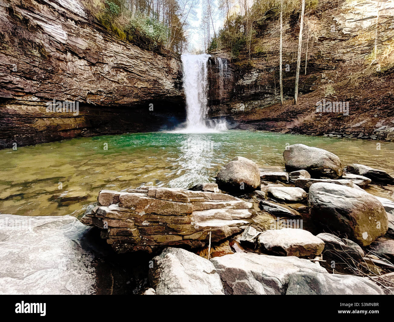 Cherokee Falls at Cloudland Canyon State Park in Rising Fawn Georgia ...