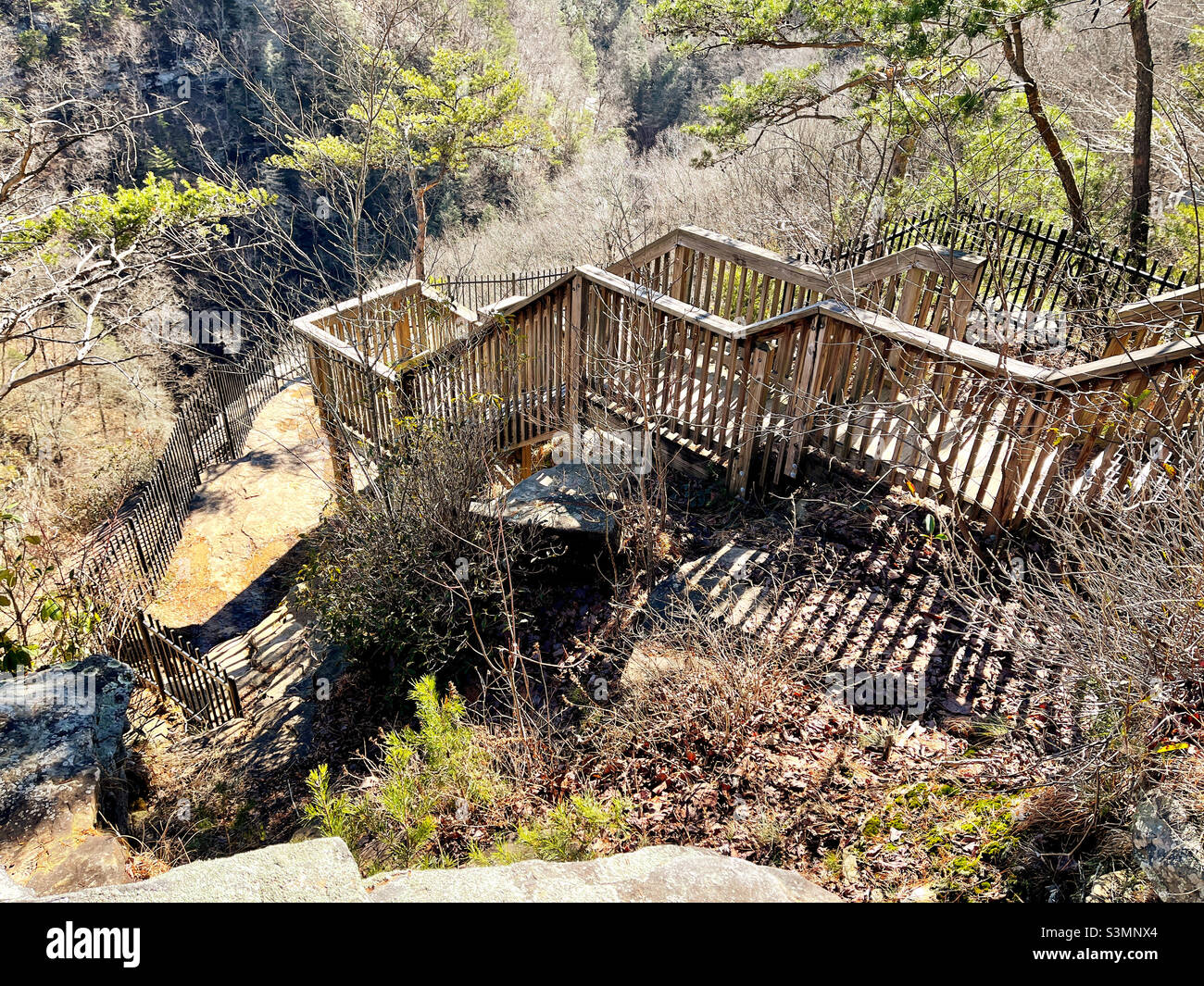 Wooden hiking trail hi-res stock photography and images - Alamy