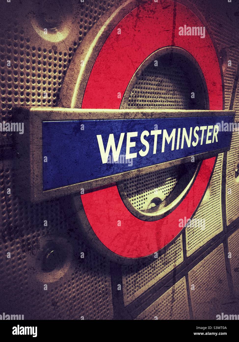 Westminster sign hi-res stock photography and images - Alamy