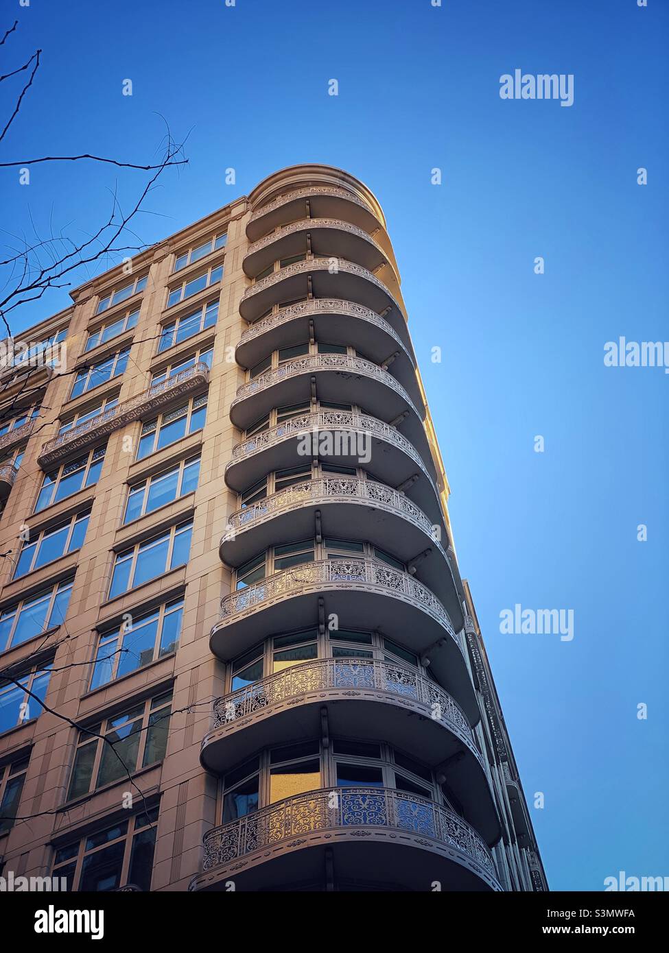 Laureate building, 2150 Broadway, Manhattan New York City Stock Photo ...