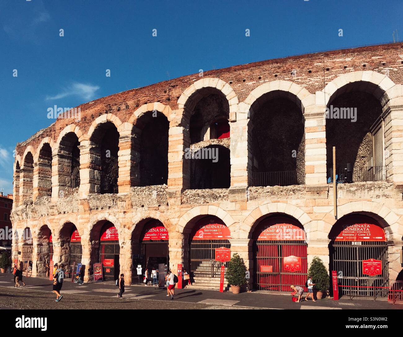 Roman amphitheatre of verona hi-res stock photography and images - Alamy