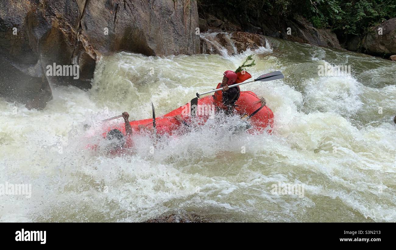white water rafting adventure Stock Photo - Alamy