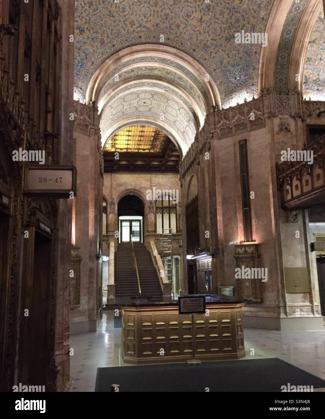 Lobby of the Woolworth Building, New York Stock Photo - Alamy
