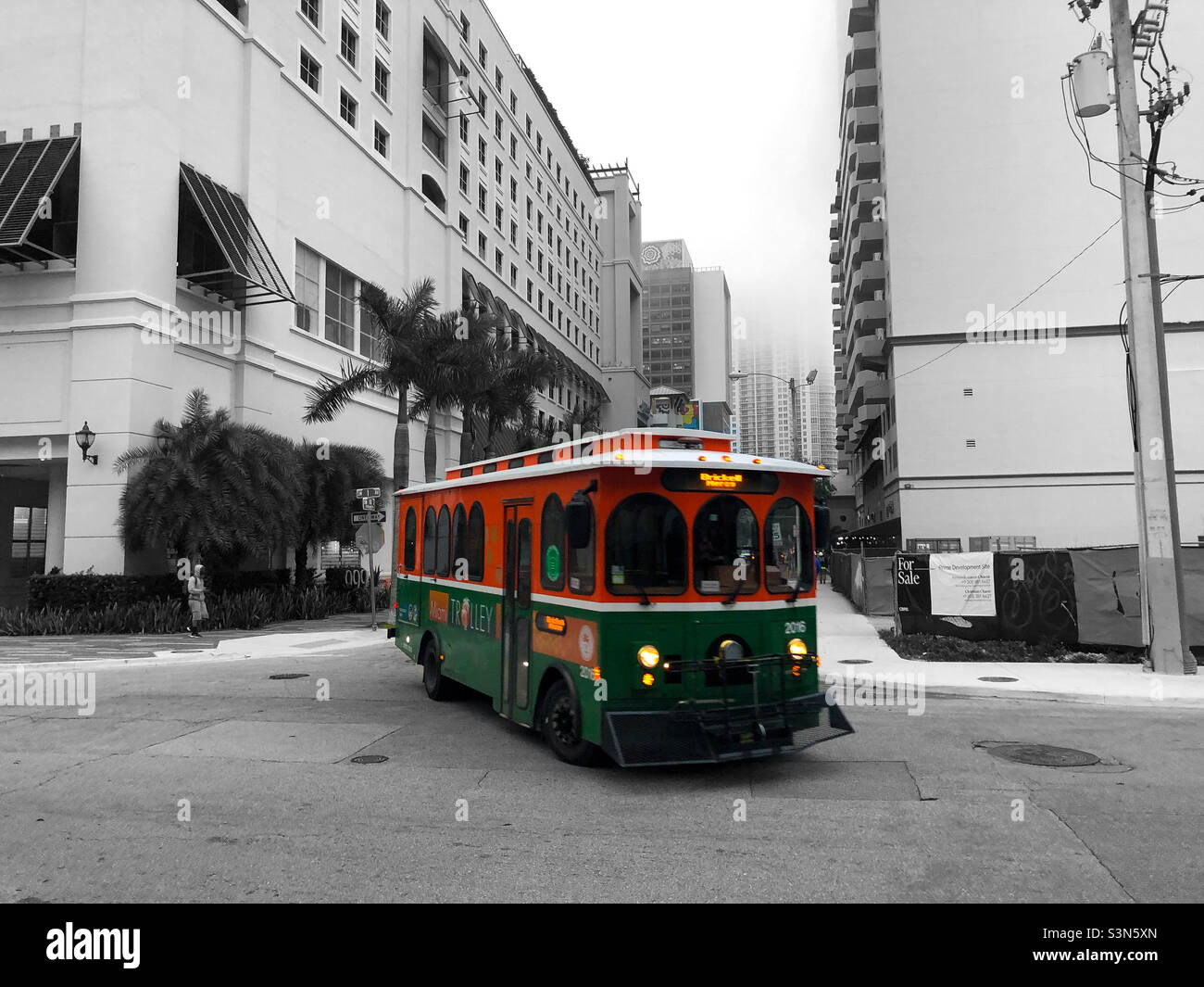 Miami brickell trolley hi-res stock photography and images - Alamy