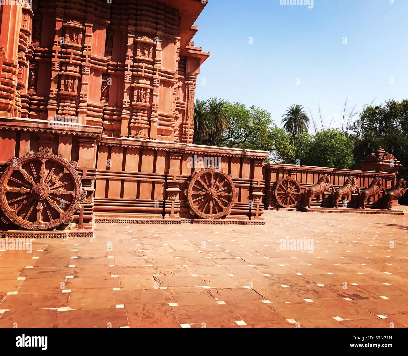 Wheels of Sun Temple of Gwalior that is symbolic of the chariot of the ...