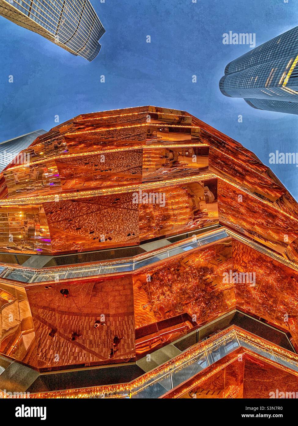 The Vessel, Hudson Yards, Manhattan New York Stock Photo - Alamy