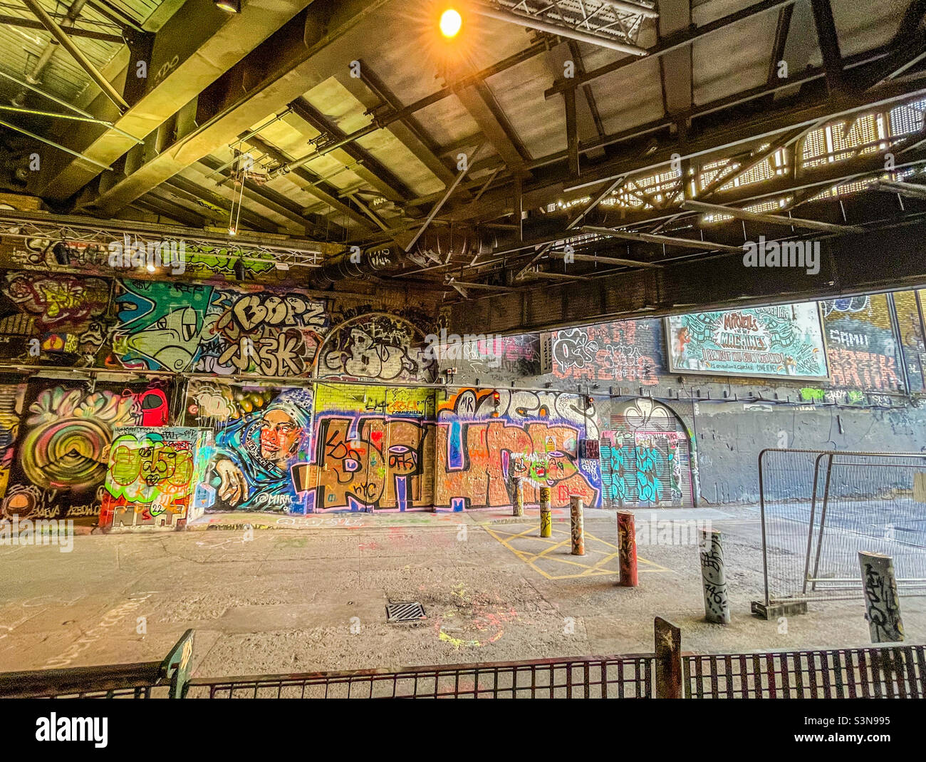 Leake street graffiti, London Stock Photo - Alamy