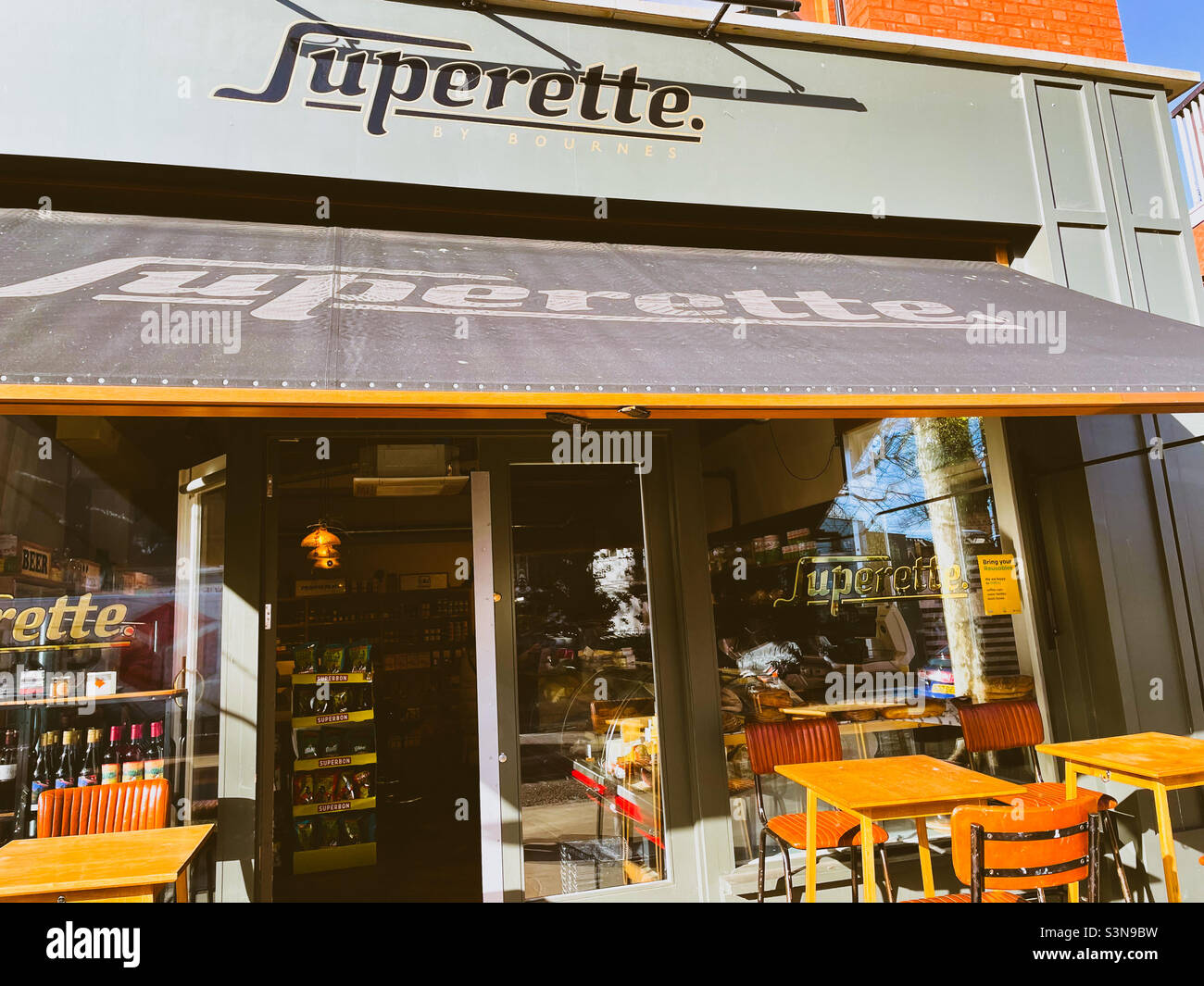 Superette store, Swains lane, Highgate, London Stock Photo - Alamy