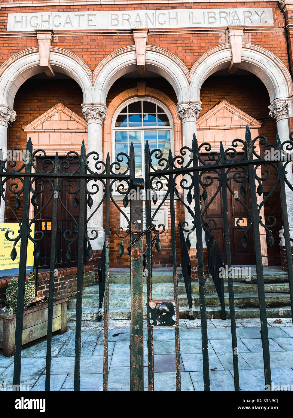 Highgate library, London Stock Photo - Alamy