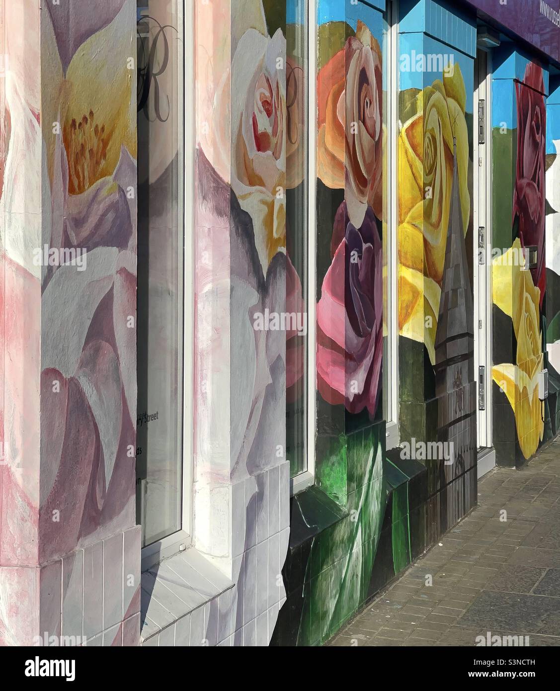 Street Art, Lower Mary Street, Newtownards Stock Photo - Alamy