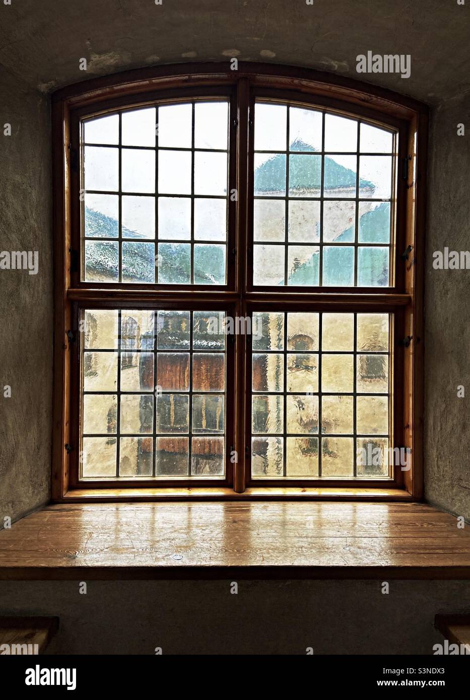 Window in a Castle Stock Photo - Alamy