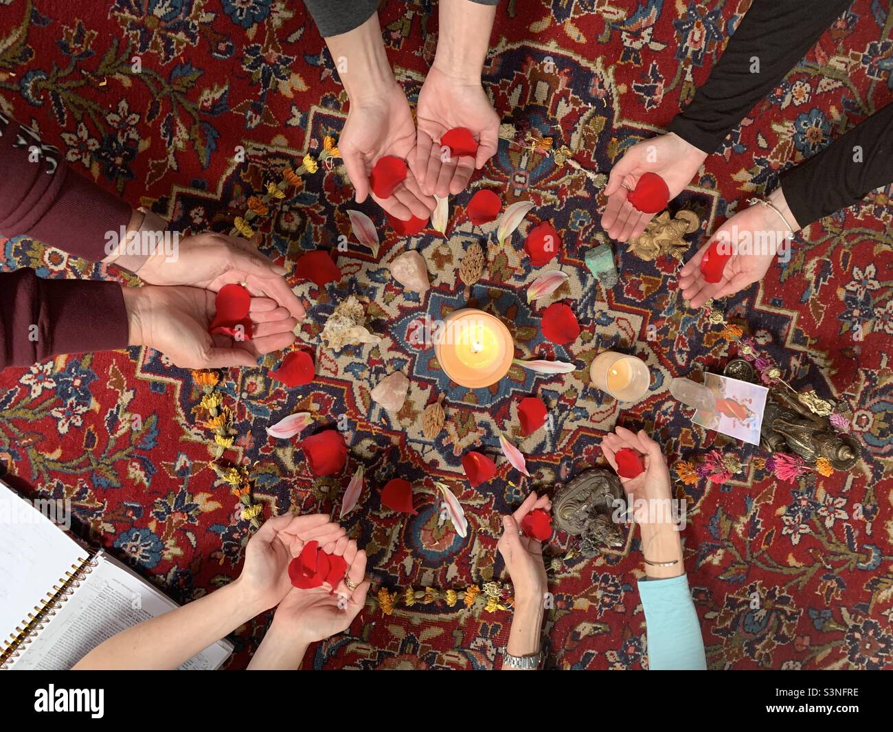 Flowers For Prayer High Resolution Stock Photography and Images - Alamy
