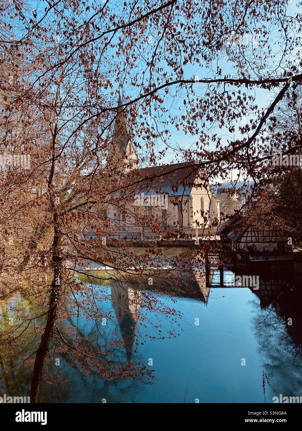 Blautopf lake in Ulm, Germany Stock Photo - Alamy