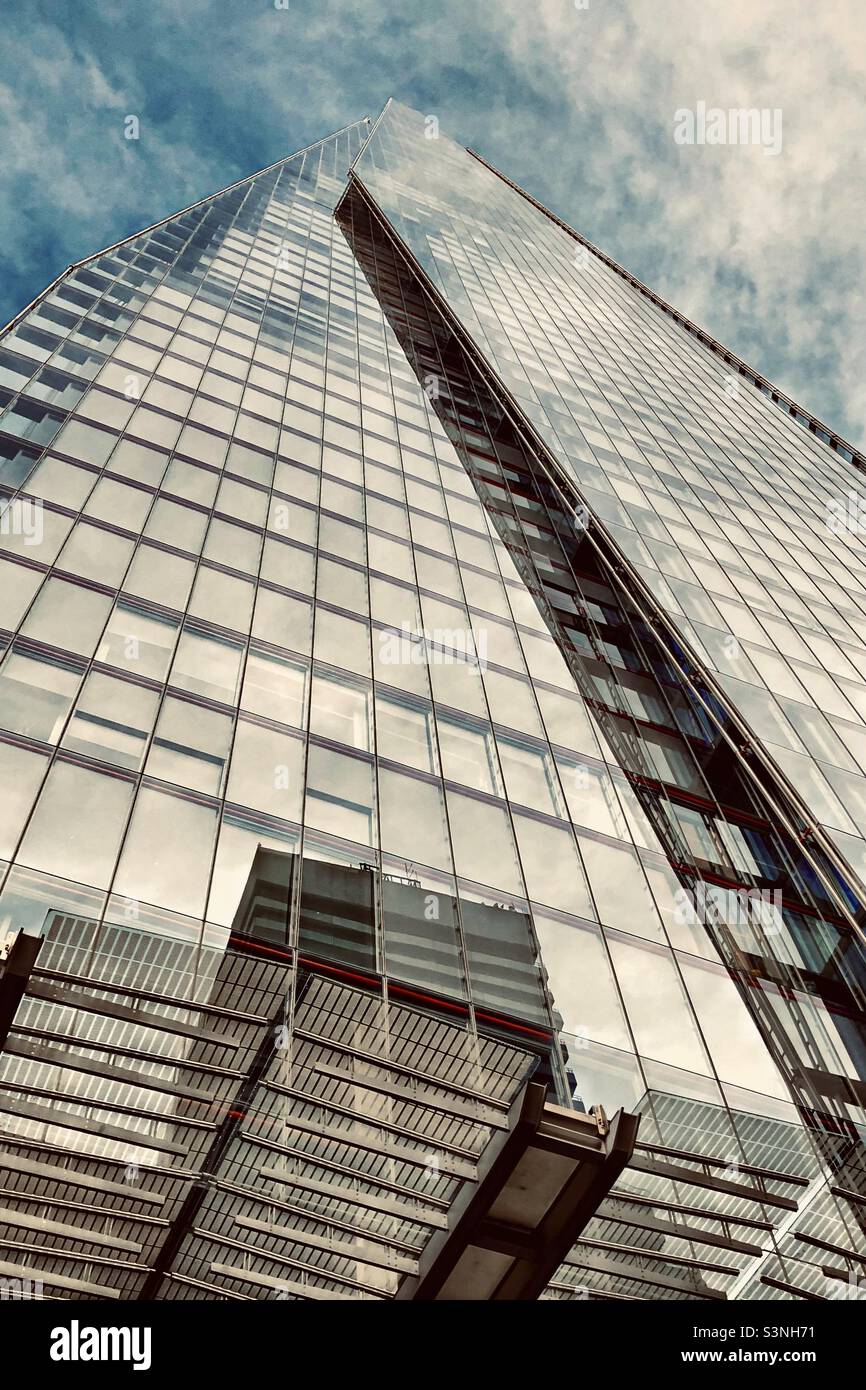 View of the Shard from below Stock Photo - Alamy