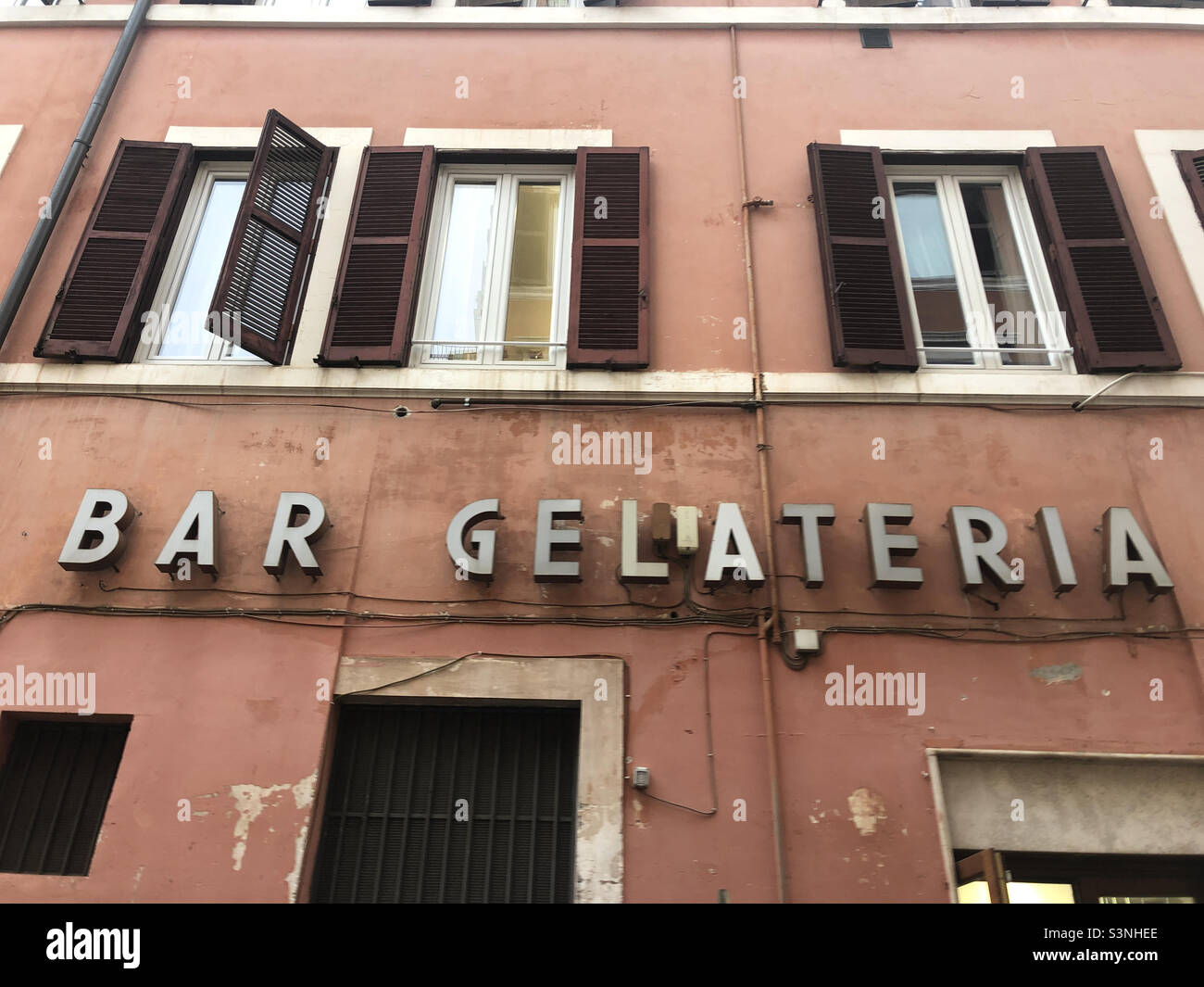 Bar sign in italian hi-res stock photography and images - Alamy