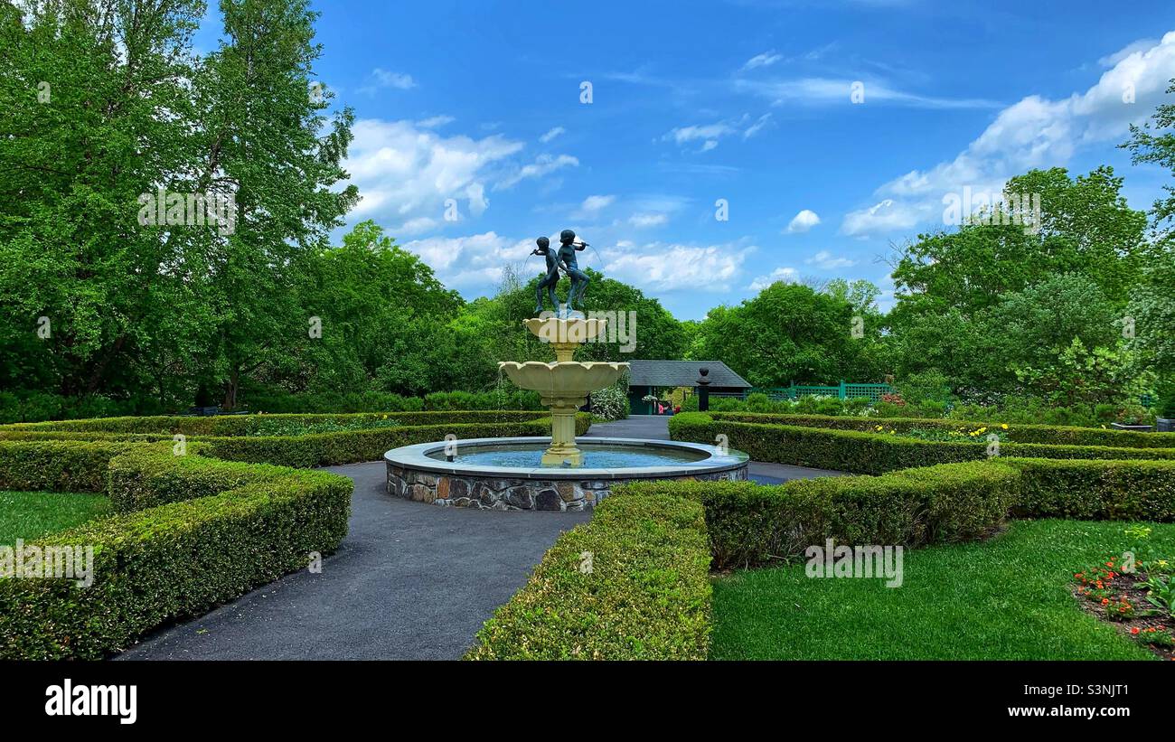 Lasdon Park, Arboretum & Veterans Memorial Stock Photo - Alamy