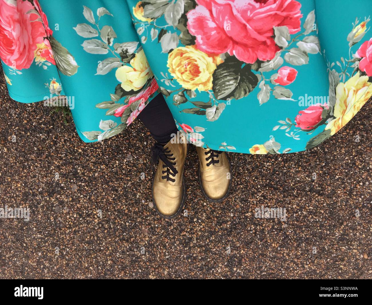 Boots and skirt hi-res stock photography and images - Alamy