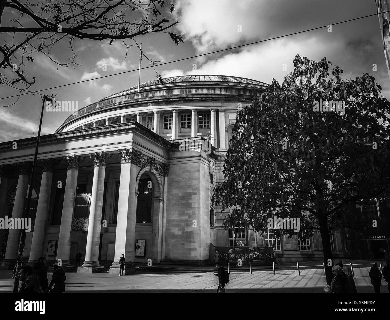 Manchester central library Stock Photo - Alamy