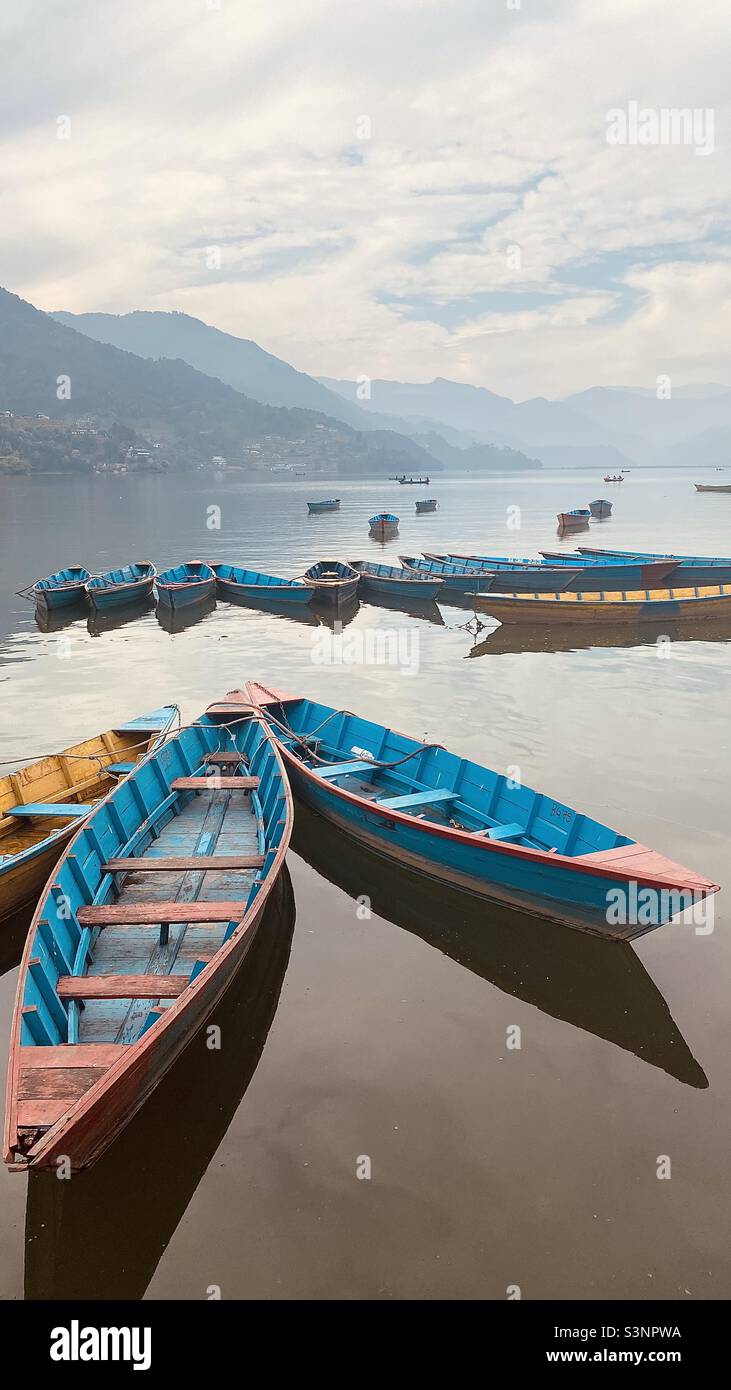 Nepal phewa hi-res stock photography and images - Alamy