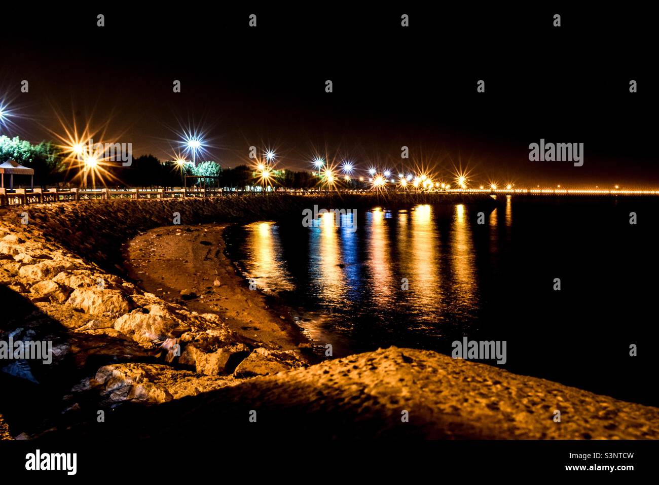 Road Side View Night