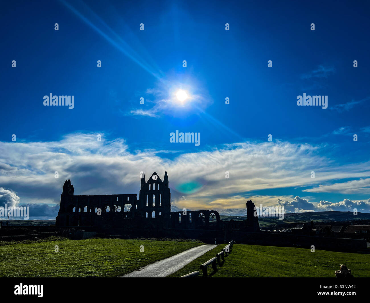 Whitby Abbey in Whitby North Yorkshire Stock Photo - Alamy