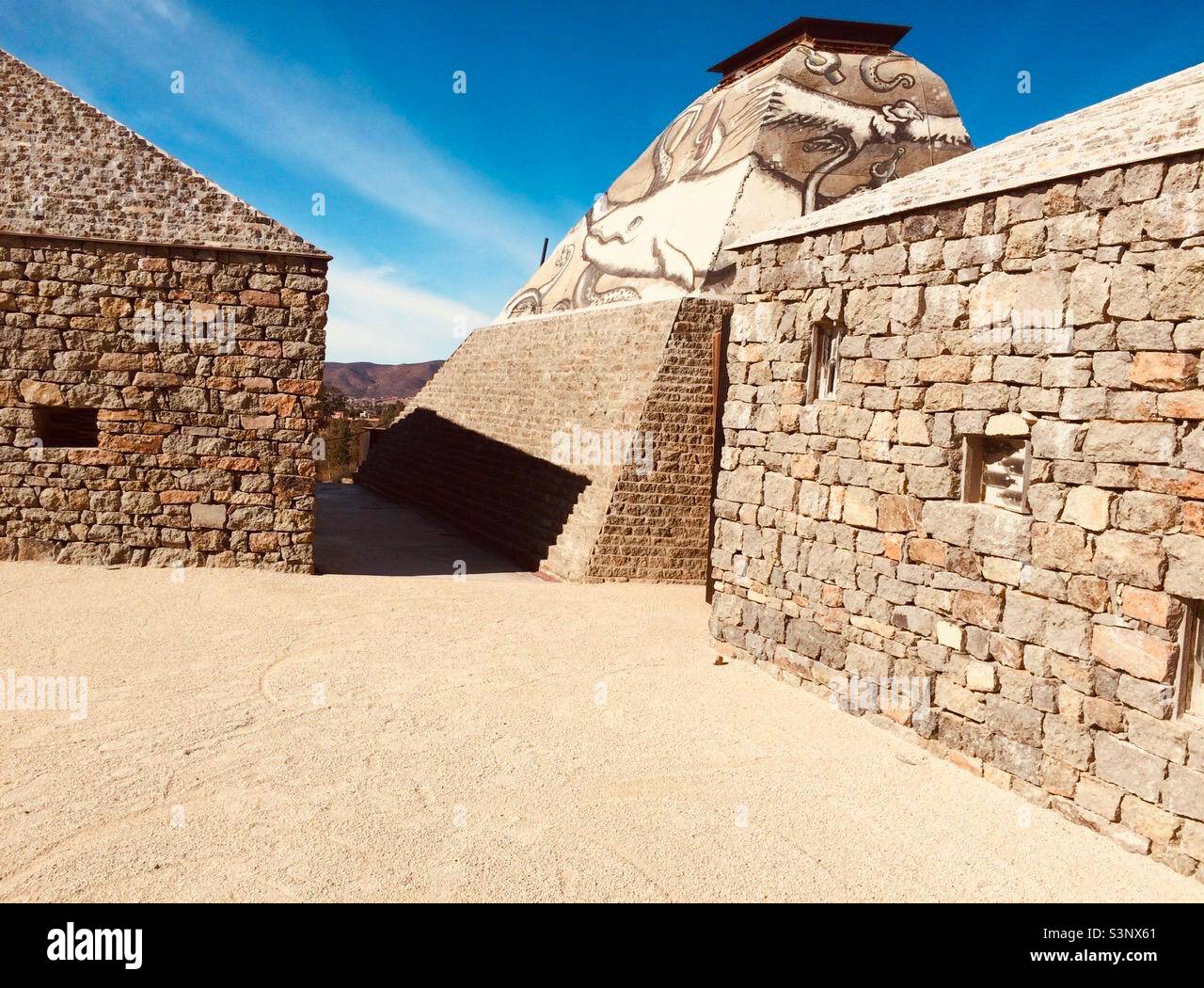 Modern Stone Architecture Stock Photo - Alamy