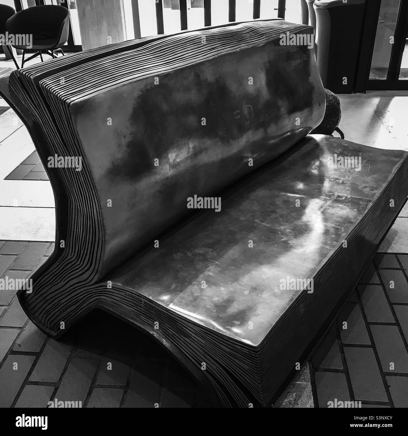 Library chair Black and White Stock Photos & Images - Alamy