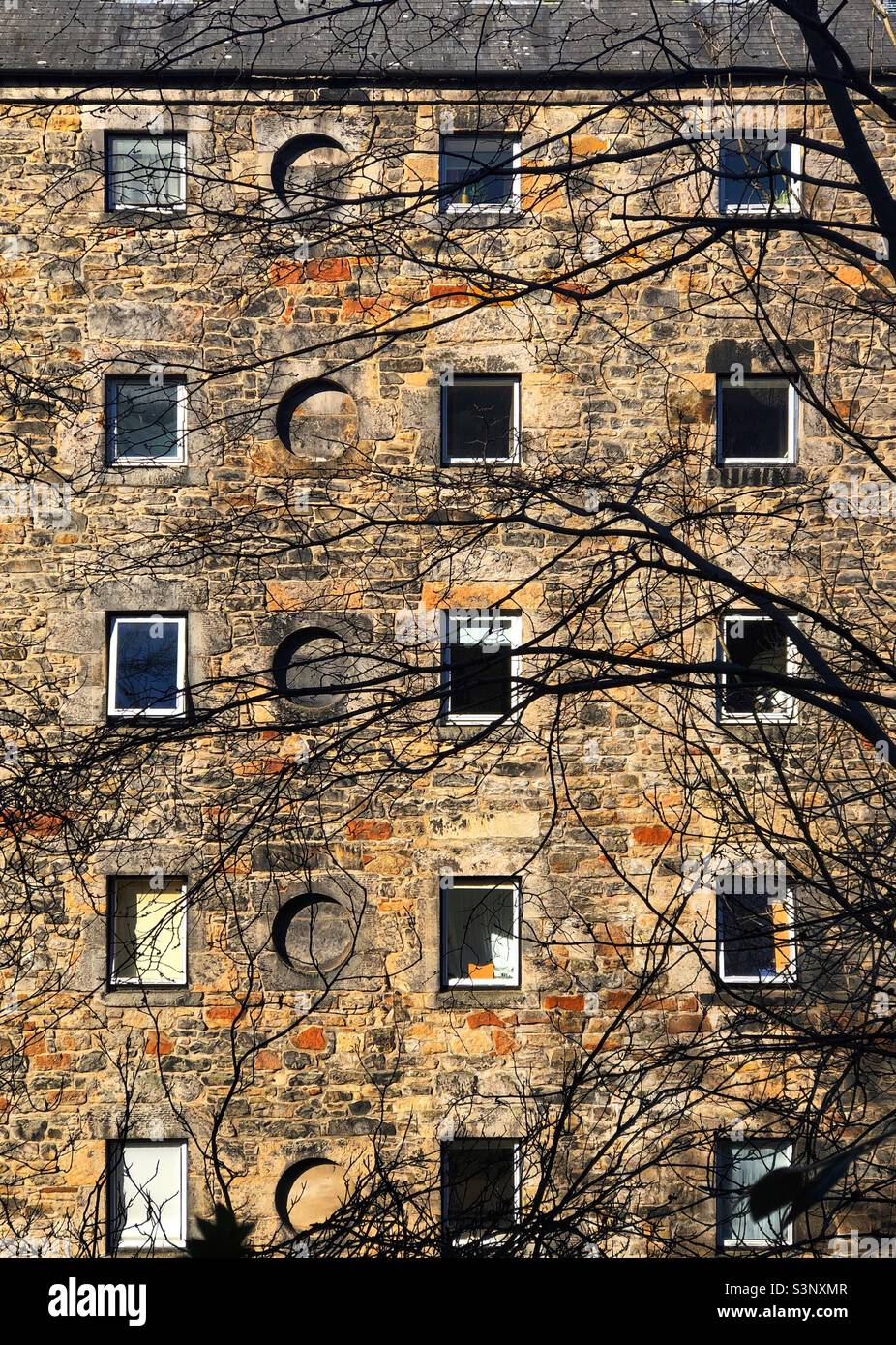 Old building with many windows Stock Photo - Alamy