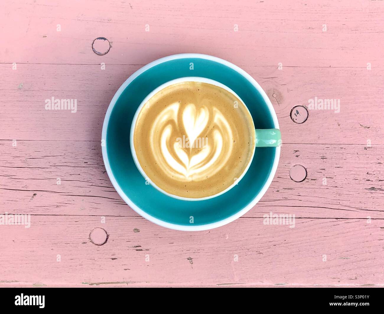 Flat white coffee art hi-res stock photography and images - Alamy