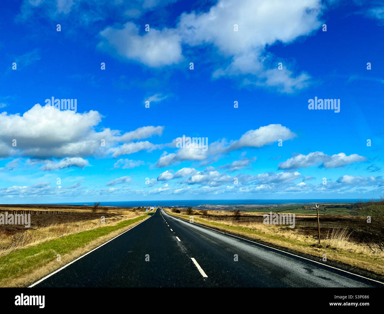 Road to Whitby Stock Photo - Alamy